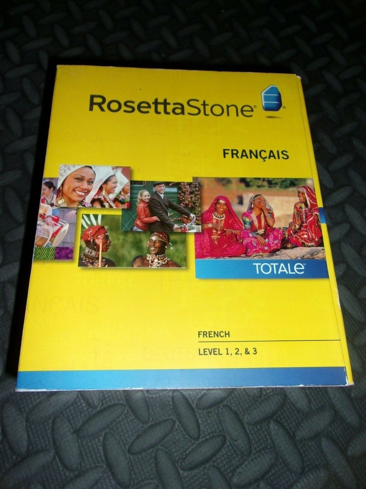 Rosetta Stone FRENCH Level 1 2 3 SET Version 4 Francais totale | eBay
