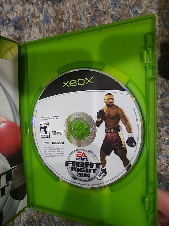 Fight Night 2004 (Microsoft Xbox, 2004) CIB Tested And Works ...