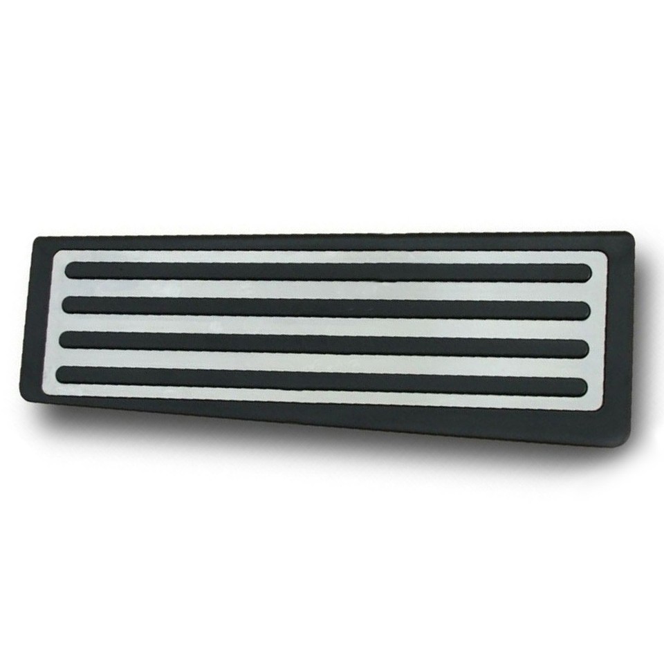 Car Footrest Cover Foot Rest Dead Pedal Stainless Steel Cover Overlay ...