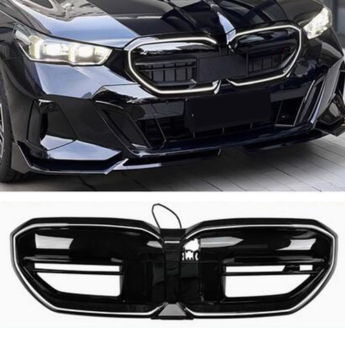 LED Gloss Black Front Grille Mesh For BMW 5 Series G60 530i i5 G90 M5 ...