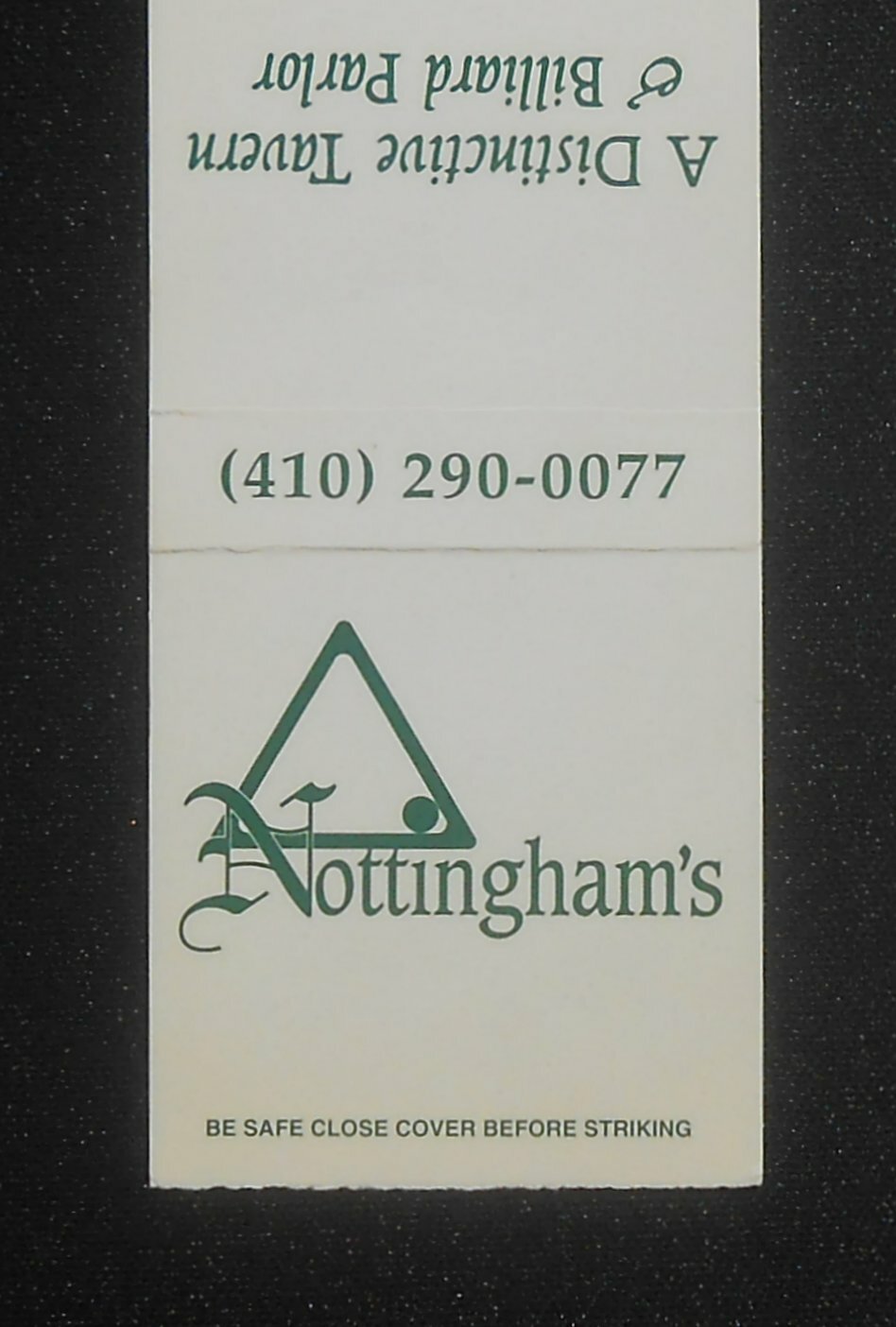 1970s? Nottingham's A Distinctive Tavern & Billiard Parlor Columbia MD ...