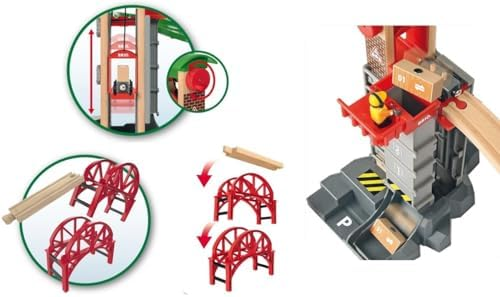 BRIO World 33887 Warehouse Rail Set Train Toy Wooden Track From Japan ...