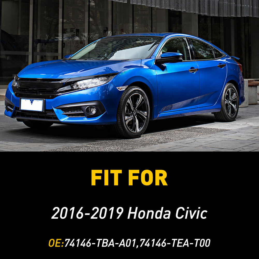 Hood Seal Gasket Rubber Replacement For 2016-2019 Honda Civic OE#74146 ...