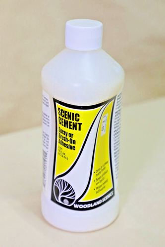 Woodland Scenics S191 Scenic Cement Spray or Brush-on Adhesive, 16 fl ...