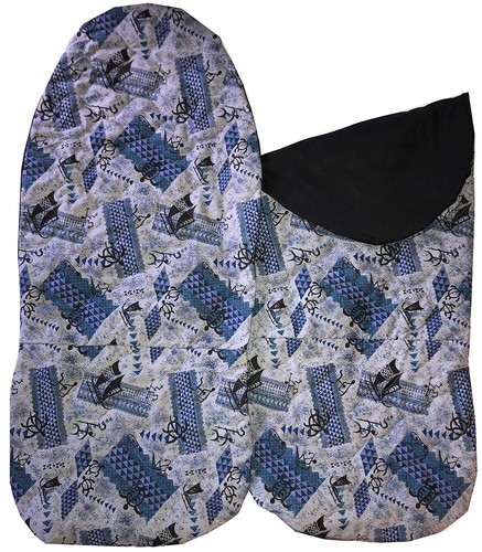 Car Seat Covers 2 pcs Set Front Bucket Seats Quilted Hawaiian Canoe ...