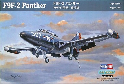 Model 1/72 Airplane F9F-2 Panther Korean War Assembly kit Modeling ...