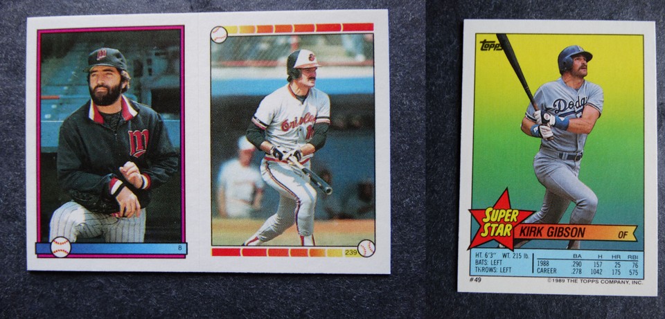 1989 Topps Stickers Baseball Cards Complete Your Set U Pick From List 1 ...