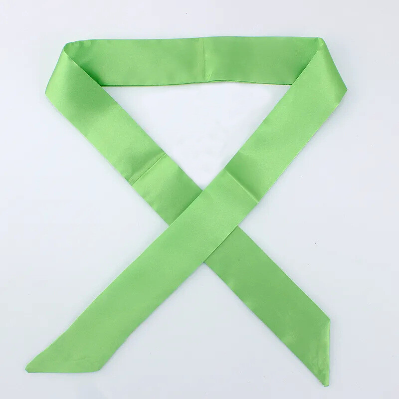 Skinny Long Silk Scarf Satin Ribbon Neck Tie Handle Bag Ribbons ...