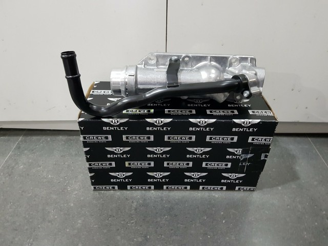 07 Bentley CONTINENTAL GTC W12 Engine Thermostat Housing 07D121111AR ...