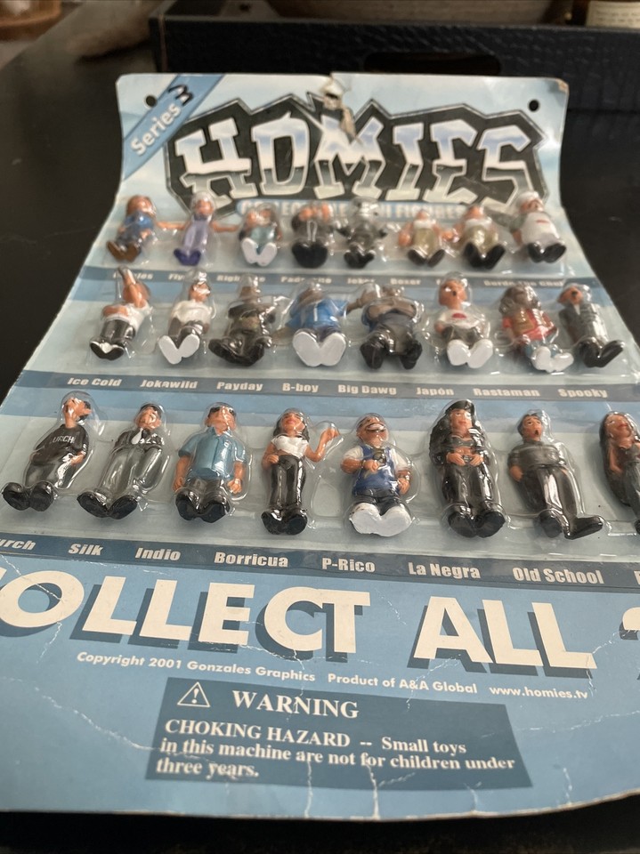 Homies Series 3 Complete NEW Figure Set Of 24 Factory Error Says Series ...