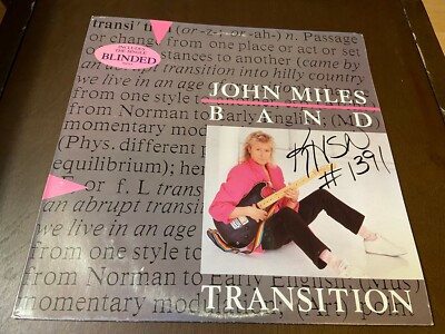 John Miles Band~Transition~PROMO~NM~Classic Pop Rock LP~Hype Sticker ...