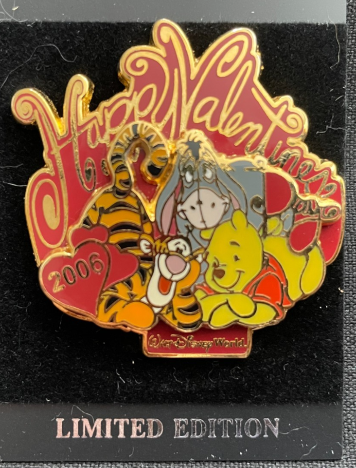 Disney-Happy Valentine's Day 2006 - Pooh, Tigger, & Eeyore PIN | eBay UK