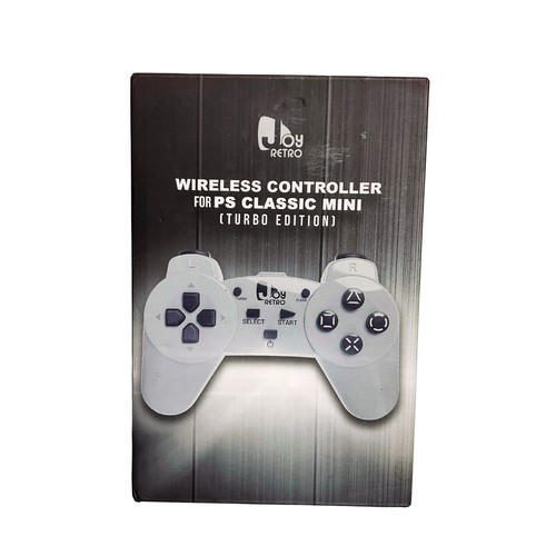JoyRetro Wireless Turbo Controller For PlayStation Classic Mini, PS1 ...