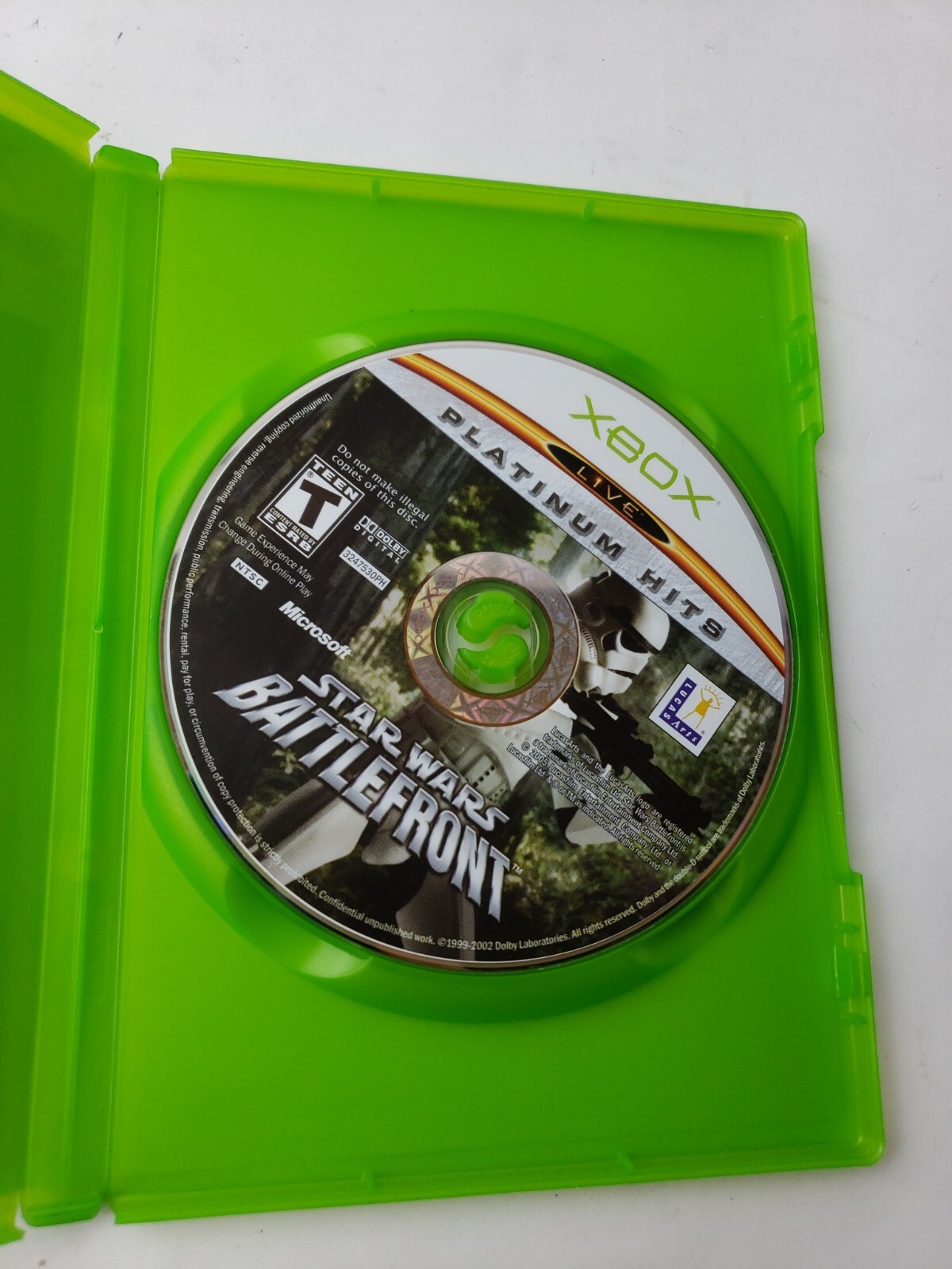 Star Wars: Battlefront (ORIGINAL Microsoft Xbox, 2004) Complete w ...