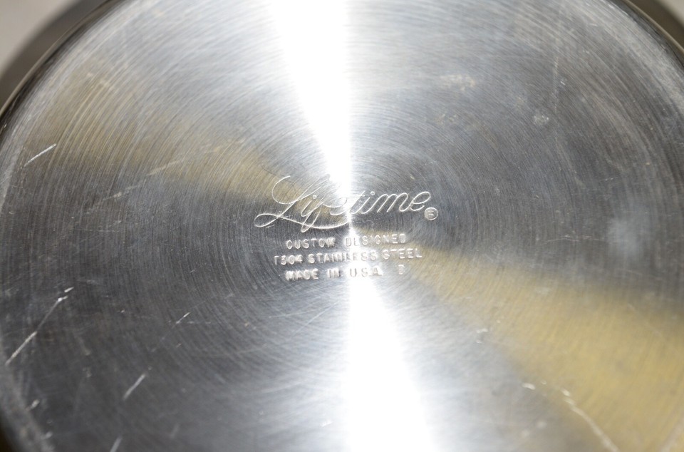 Vintage Lifetime cookware 12 pcs collectible quality chef pots & pans ...