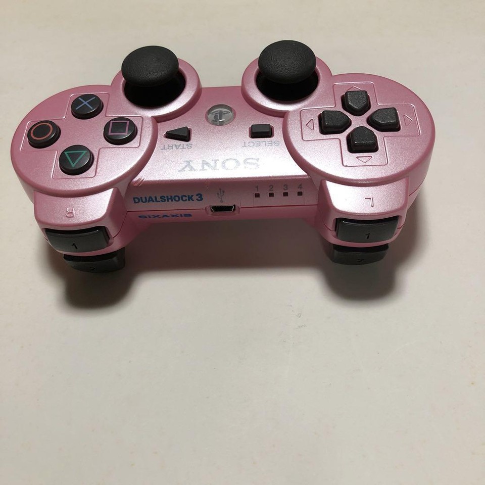 SONY PS3 DUALSHOCK3 Candy Pink Wireless controller Used Game | eBay