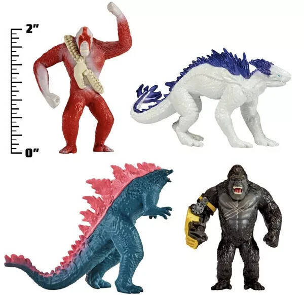 Monsterverse Godzilla x Kong The New Empire Mini Figures all 4 Styles ...
