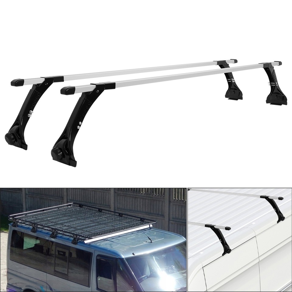 For Subaru GL Legacy Wagon 63" Rain Gutter Roof Rack Cross Bars Cargo ...