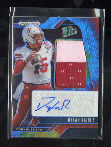 2025 Panini Prizm Draft Picks Dylan Raiola Tie-Dye /25 Rated Prospect ...