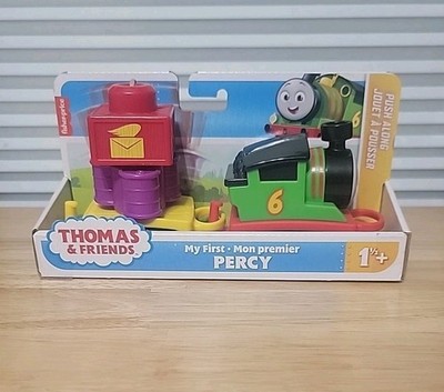 Thomas & Friends Toddler Toy My First Percy Push-Along Train with Stacking Cargo | eBay