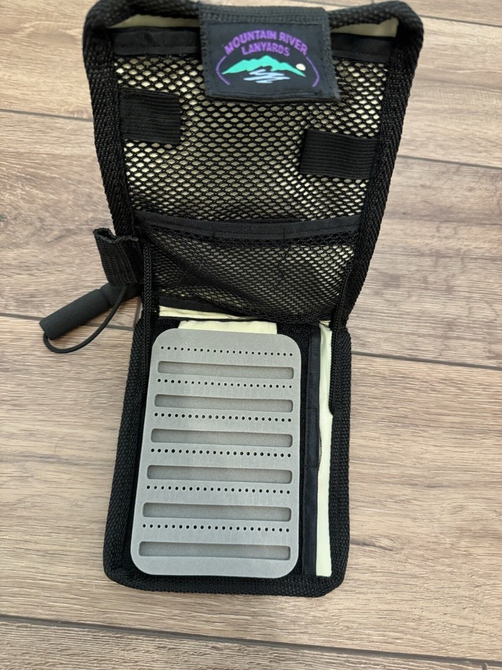 Mountain River Lanyards Guide Fly Box Lanyard Fishing Pack | eBay