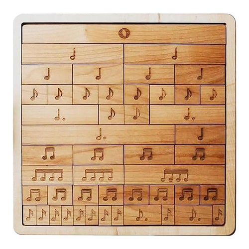 Musical Note Wooden Puzzle Toy Developmental Toys Musical Notes for ...
