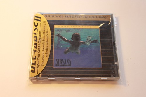 Nirvana - Nevermind - MFSL 24K Gold CD UDCD 666 with J CARD - RARE OOP ...