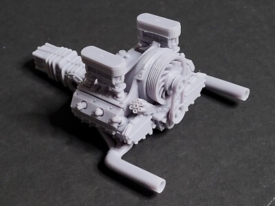 911 PORSCHE ENGINE - 3D print 1:8 1:10 1:12 1:18 1:24 Tamiya Revell MFH ...
