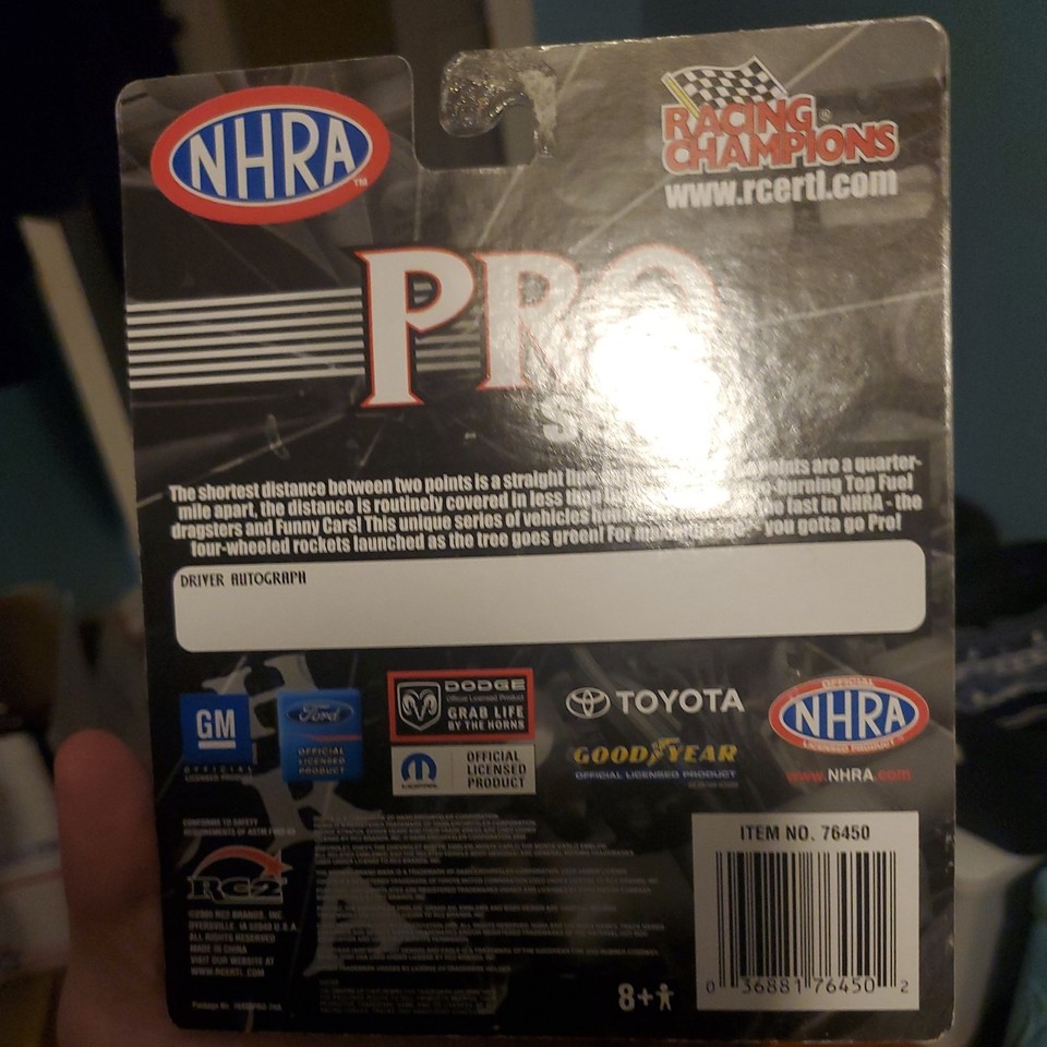 NHRA Warren Johnson Racing Champions Pro Series Drag Racing Diecast 1/ ...