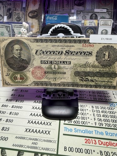 1862 $1 Legal Tender United States Note – Rare Early Greenback – Fr#16a ...