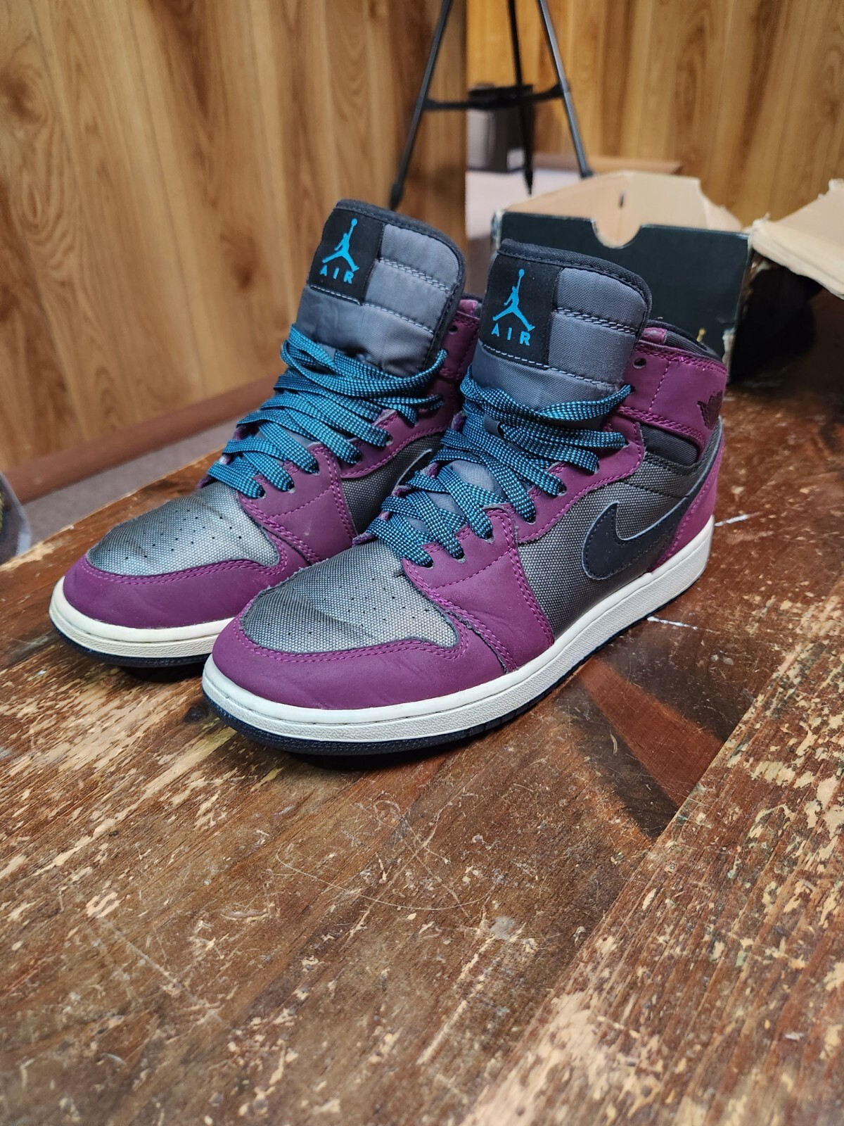 Nike Air Jordan 1 Retro High GT TD 7 Mulberry 705324-… - Gem