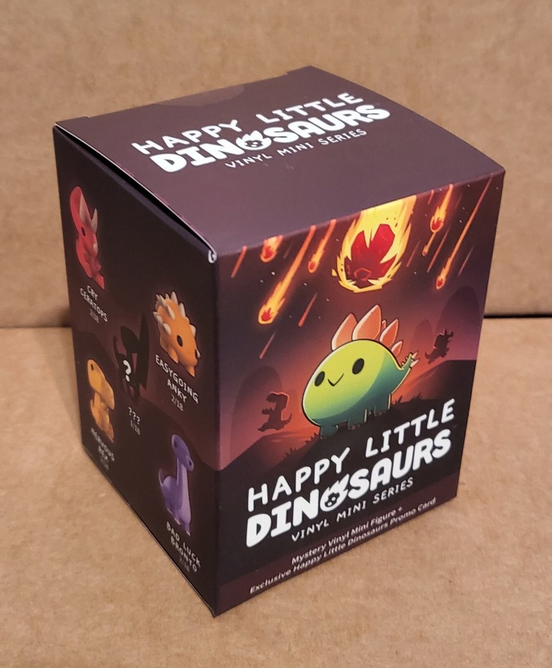 Happy Little Dinosaurs Vinyl Mini Series Figures & Promo Cards | eBay
