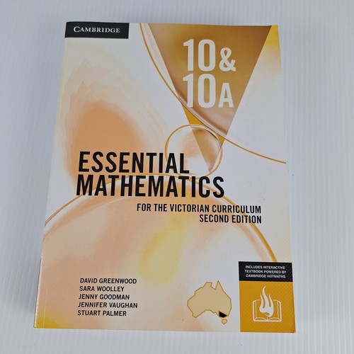 Cambridge 10&10A Essential Mathematics Victorian Curriculum 2E *Code ...