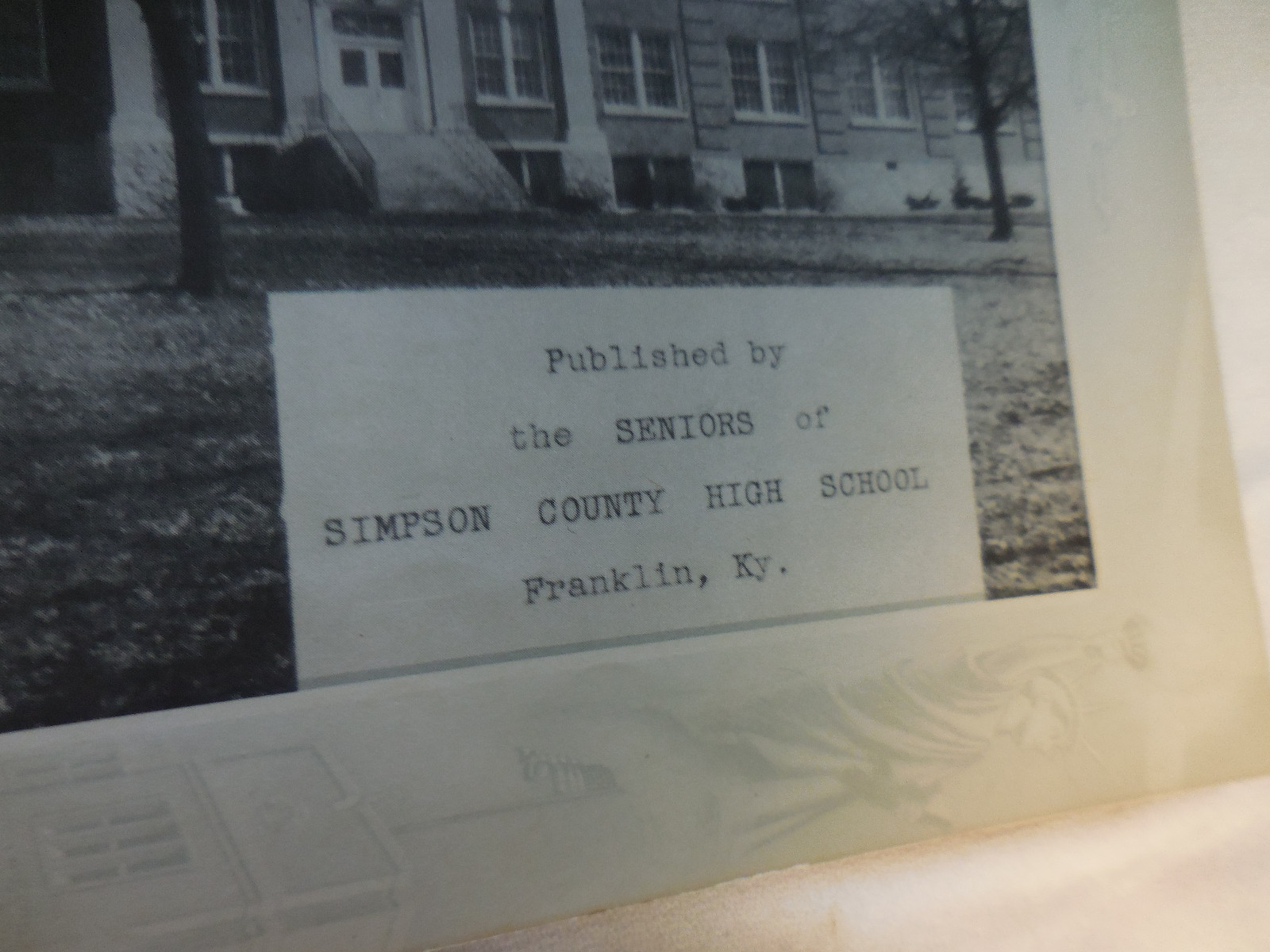 1944 Franklin Simpson Kentucky -- Jahrbuch jährlich | eBay