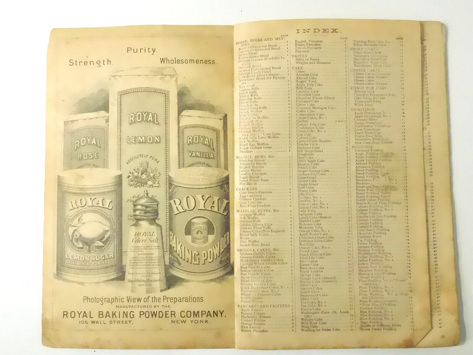 1882 Royal Baker and Pastry Cook-Royal Baking Powder Co. Cook Book | eBay