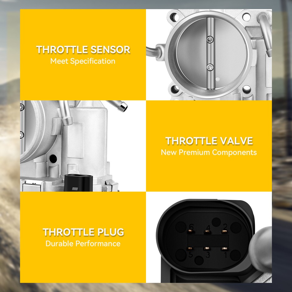 New Throttle Body For Volkswagen Jetta Beetle Rabbit 2.5L 2006 2007 ...