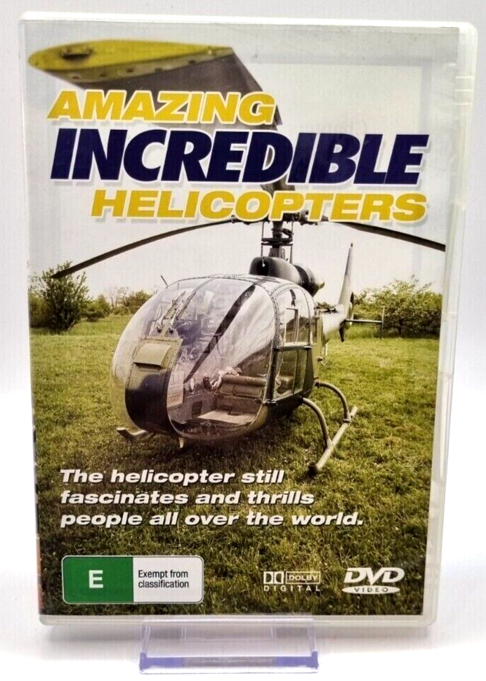 AMAZING INCREDIBLE HELICOPTERS (DVD) Documentary Special Interest Rated ...