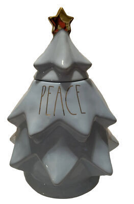 Christmas Tree Cookie Jar Rae Dunn Ceramic Canister/ Cookie Jar | eBay