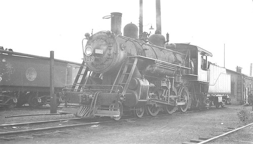 25C211 NEG 1940 ATLANTIC COAST LINE RAILROAD 4-6-0 LOCO #362 PORTSMOUTH ...