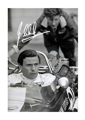 Jim Clark A4 signed mounted photograph picture poster. Choice of frame ...