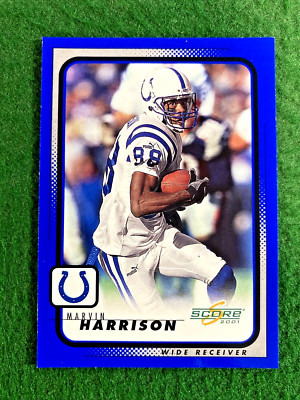 2001 Score #87 Marvin Harrison Indianapolis Colts NFL | eBay