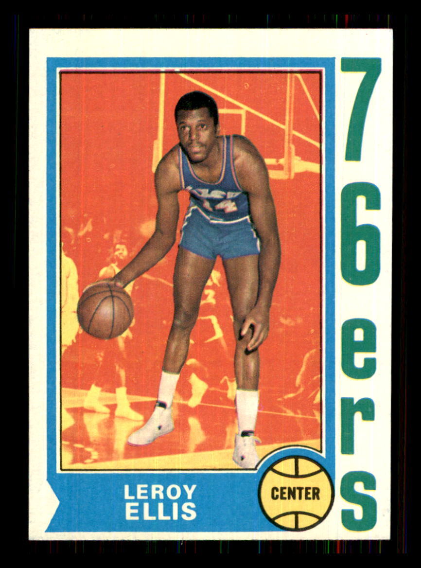 1974 Basketball Topps Leroy Ellis Philadelphia 76ers #111 | eBay