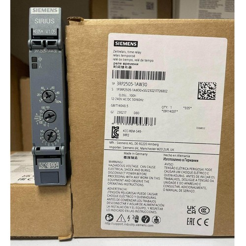 1PC NEW Siemens 3RP2505-1AW30 time relay Rapid quality assurance | eBay