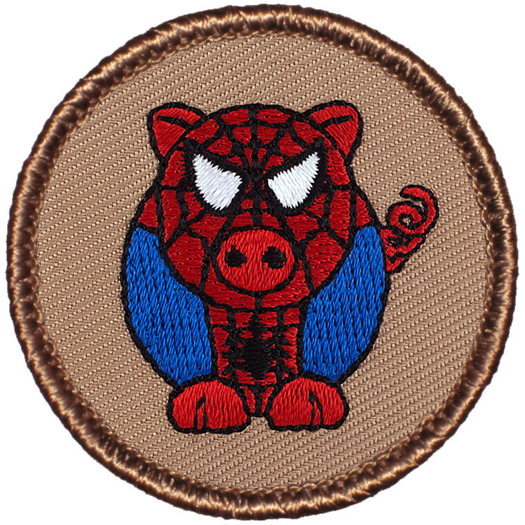 Spiderpig (Costume) Patrol Patch - 2" Round Embroidered Patch | eBay