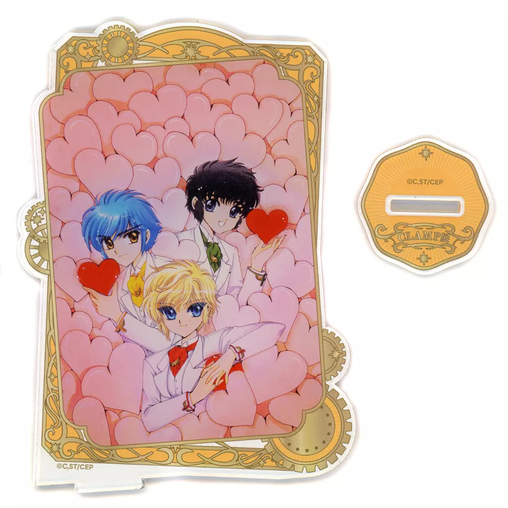 Acrylic stand/Acrylic panel CLAMP School Detectives Acrylic stand ...