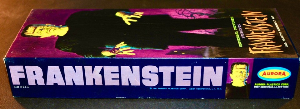 ORIGINAL AURORA UNIVERSAL PICTURES FRANKENSTEIN MODEL KIT - BOX ONLY ...