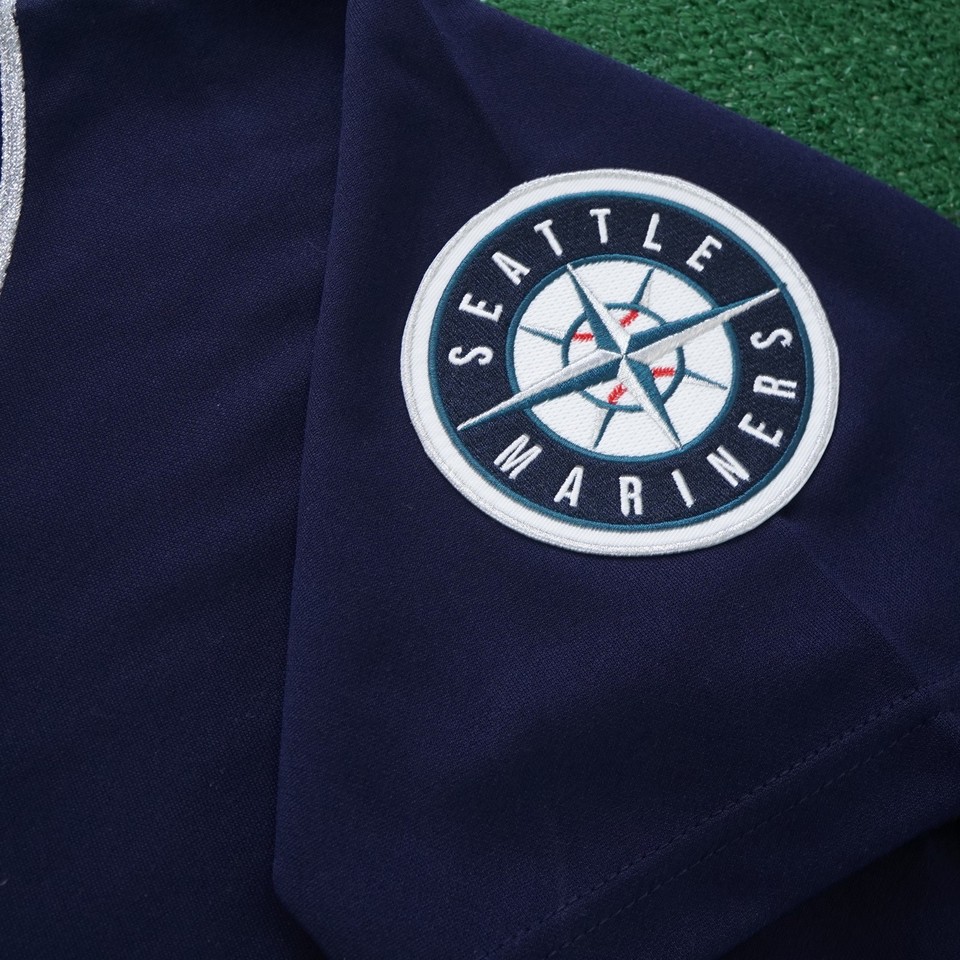 Josh Naylor 1999 Seattle Mariners Men's Alternate Navy Blue Jersey w ...