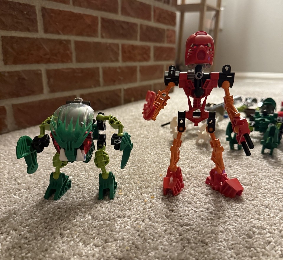 Lego Bionicle Lot Parts And Sets Generation 1 Toa Mata Takanuva Bohrok ...