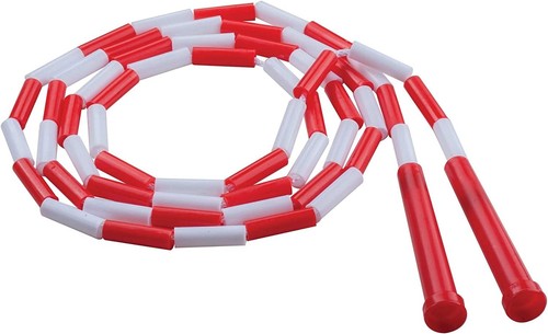 Champion Sports Plastic Segmented Jump Rope, 7 Feet - Red/White ...