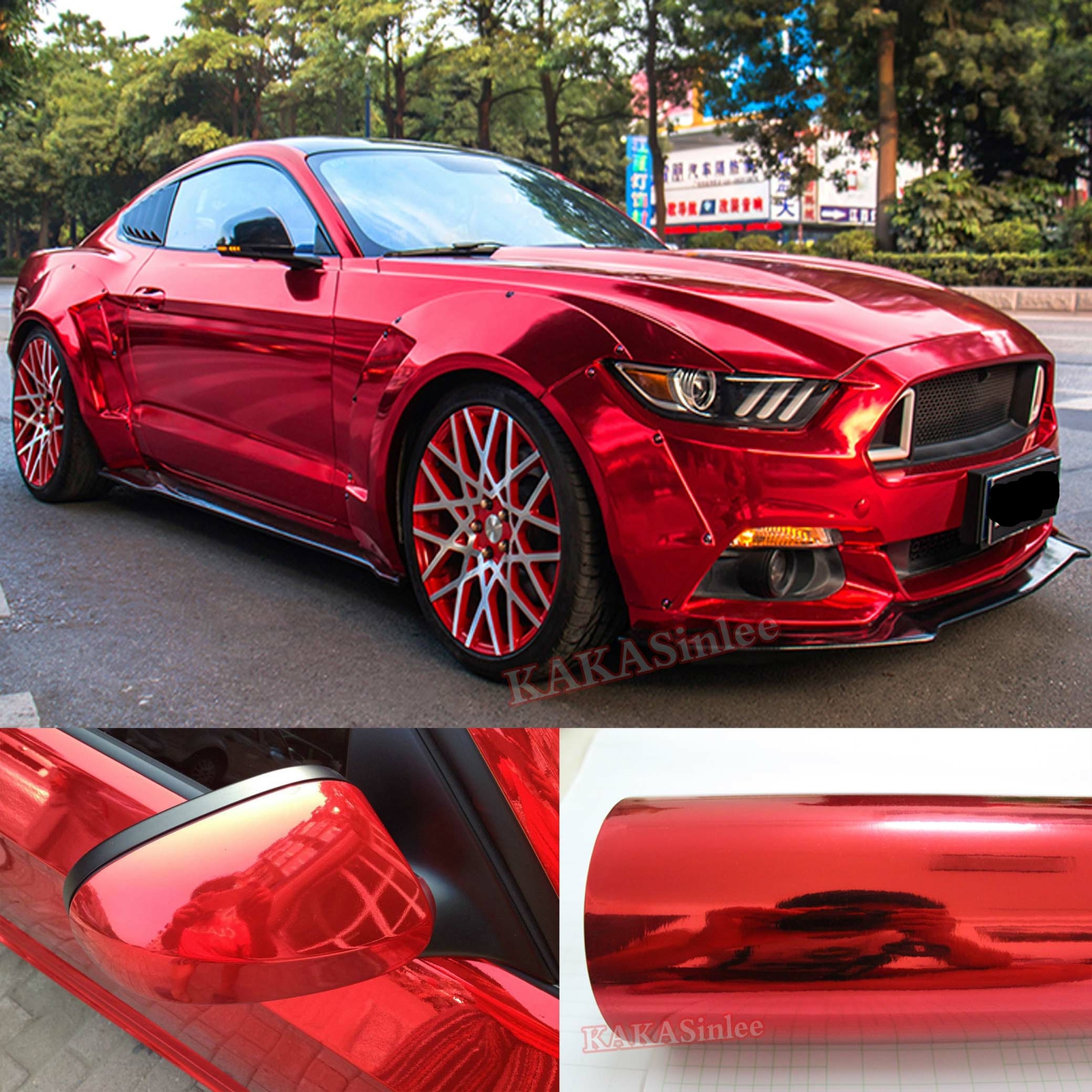Red Chrome Car